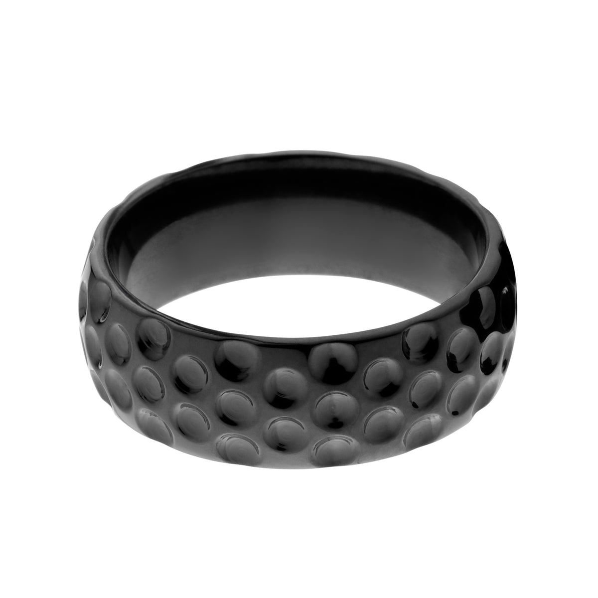 Black Zirconium Golf Ring - Men's Wedding Band – The Jewelry Source