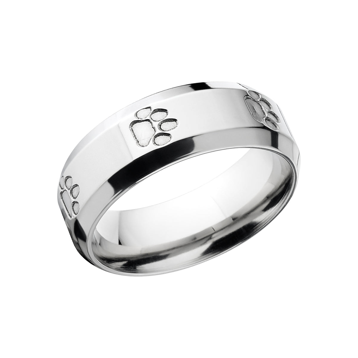 Titanium Ring, Bobcat Track, Hunting Tracks, Animal Track Rings – The ...