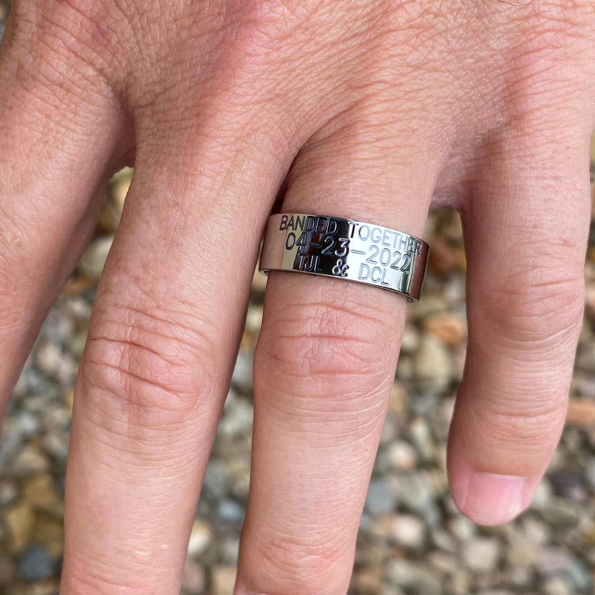 Personalized Duck Band With Whiskey Barrel Sleeve - USA Made Custom We ...