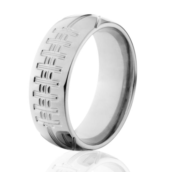Boxed Football Ring- USA Made Custom Football Band – The Jewelry Source